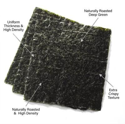 China Multipurpose Roasted Sushi Nori Sheets 19x21cm 100 Sheets Per Bag Catering Sushi Roll Temaki Onigiri Use for sale