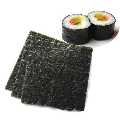 China HACCP Certified Roasted Sushi Nori Sheets 19x21cm Food Safety Export Grade 100 Sheets Per Bag Wholesale Seaweed for sale