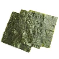 China Low Moisture Extra Crispy Roasted Sushi Nori Sheets 19x21cm 100 Sheets Per Bag Dark Green Sushi Roll Seaweed for sale