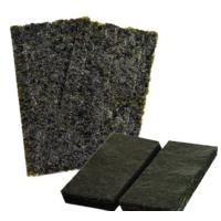 China Onigiri Nori Roasted Seaweed Sheets 19x10.5cm Half Cut Rice Ball Wrap 100 Sheets Per Bag Foodservice Sushi Nori for sale
