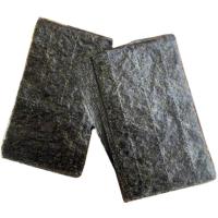 China Temaki Nori Half Cut Roasted Seaweed Sheets 10.5x19cm Hand Roll Sushi Cone Wrap 100 Sheets Per Bag Dark Green for sale