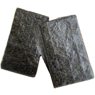 China Temaki Nori Half Cut Roasted Seaweed Sheets 10.5x19cm Hand Roll Sushi Cone Wrap 100 Sheets Per Bag Dark Green for sale