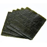 China Sushi Nori Roasted Seaweed Sheets Grade A 19x21cm 100 Sheets Per Bag Wholesale Restaurant Bulk Dark Green Yaki Nori for sale