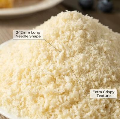 China White Panko Bread Crumbs 4-6mm Salt Reduced Healthy Coating Fried Foods 1kg 10kg Bag for sale
