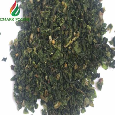 China Food Grade Air Dried Dehydrated Cross Cut Green Beans 5x5mm GMO Free 20kg Carton for sale