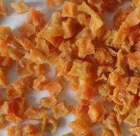 China Dehydrated Sweet Potato Granules 10x10mm Orange Color Moisture Max 6% for B2B Export for sale
