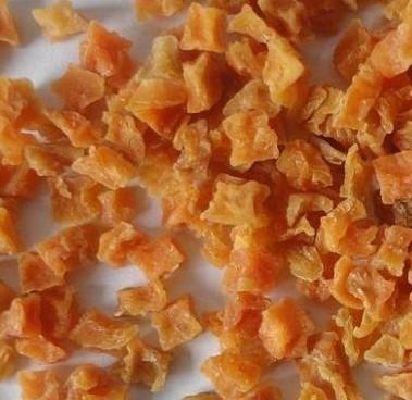 China Dehydrated Sweet Potato Granules 10x10mm Orange Color Moisture Max 6% for B2B Export for sale