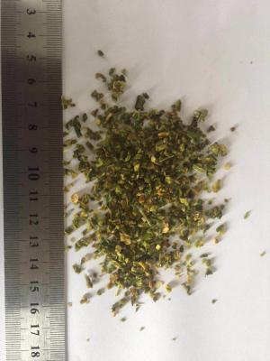 China Wholesale Dried Green Bell Pepper Flakes 9x9mm Max 7% Moisture for Dry Cool Storage for sale