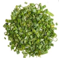 China Hot Air Dried Dehydrated Chives 5x5mm 3x3mm Natural Green Color Food Grade for sale