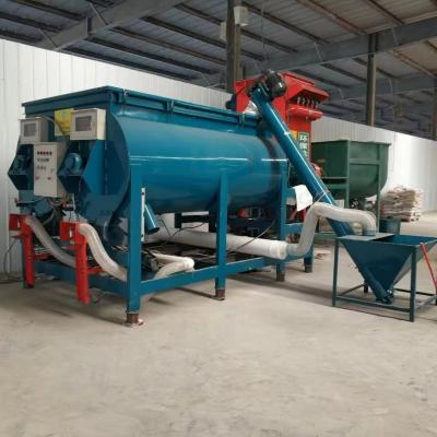 China Automatic Self-Leveling Dry-Mixing Mortar Manufacturing Machine New Production Tile Adhesive Mixer for Cement Powder Sand for sale