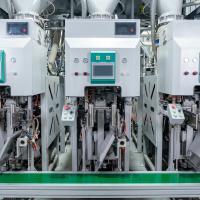 China High Grade Tile Adhesive Ultrasonic Valve Bag Machine Air-floating Powder Packing Equipment Automatic Mortar Sealer PLC for sale