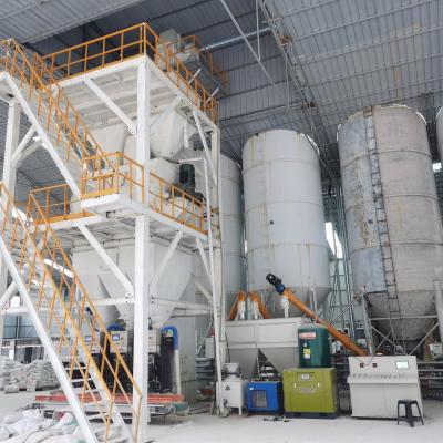 China Automatic Dry Powder Mortar Mixing Equipment Building Materials Production Line Dry Mortar Machines for sale
