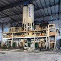 China Automatic Tile Adhesive Dry Mortar Production Line Price Sand Cement Ready Mix Dry Mortar Mixer for sale