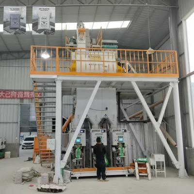 China Large-scale Automated Tile Adhesive Production Line Dry Powder Mortar Factory for sale