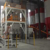 China Skim Coat Tile Adhesive Mixer Machine Tile Glue Production Line Full Automatic Dry Mix Plaster Mortar Mixing Plant 10-15t/H for sale