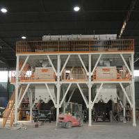 China Skim Coat Tile Adhesive Mixer Machine Tile Glue Production Line Full Automatic Dry Mix Plaster Mortar Mixing Plant 10-15t/H for sale
