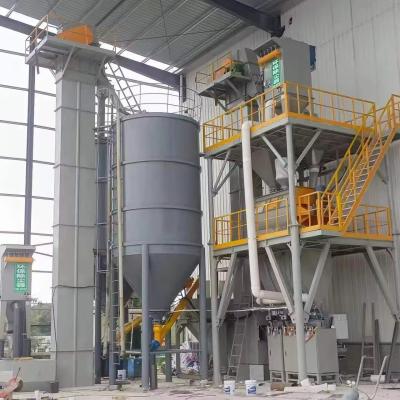 China Building Material Machinery Dry Mortar Cement Gypsum Coating Tile Grout Powder Mixer Machine Production Line for sale