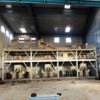 China Building Material Machinery Dry Mortar Cement Gypsum Coating Tile Grout Powder Mixer Machine Production Line for sale