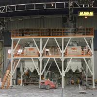 China Building Material Machinery Dry Mortar Cement Gypsum Coating Tile Grout Powder Mixer Machine Production Line for sale
