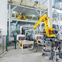 China Rapid Installation Dry Mortar Plant Automatic Tile Glue Production Line Ready Mix Mortar Manufacturing Equipment Factory for sale