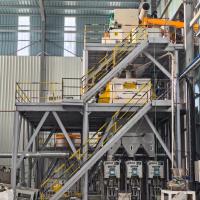 China LEI XIN 30t/h Dry-Mixed Mortar Mixing Plant & Ceramic Tile Adhesive Production Line High Productivity Dry Mortar Factory for sale