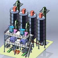 China 15-20t/h LEI XIN New Automated Dry Mixing Mortar Production Line-Dry Mortar Manufacturing Plant for sale