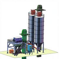 China Automatic Dry Mix Powder Mortar Mixing Equipment Wall Putty Plaster Skim Coat Mixer Tile Adhesive Glue Grout Manufacturing Plant for sale