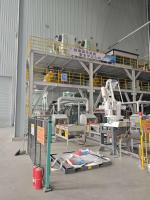 China An Automated Dry Powder Gunning Clay Production Plant with a Capacity of 100 Tons Per Day for sale