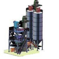 China 10t/h Automatic Dry Mortar Mixing Equipment Complete Production Line Turnkey Project for sale