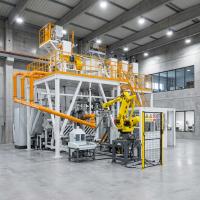 China Automatic Wall Putty Manufacturing Plant Skim Coat Production Line Dry Mix Powder Mortar Equipment for Large Projects for sale