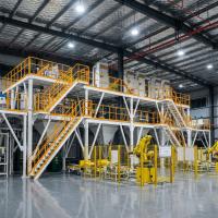 China 2026 New Model Dry Powder Mortar Production Plant Full Automatic Cement Mortar Mixing Line for High-Grade Tile Glue for sale