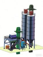 China High Precision Dry Mortar Plant Automatic Batching Mixing Line for Premixed Mortar & Tile Adhesive Factory Manufacturing for sale
