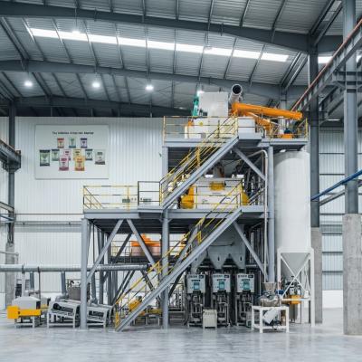 China Versatile Dry Powder Mortar Line for Tile Adhesive Wall Putty & Masonry Mortar Automatic Manufacturing Plant Factory Price for sale