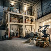 China ISO CE Certified Automatic Dry Mix Mortar Plant Reliable Ceramic Tile Adhesive Production Line Professional Mixing Equipment for sale
