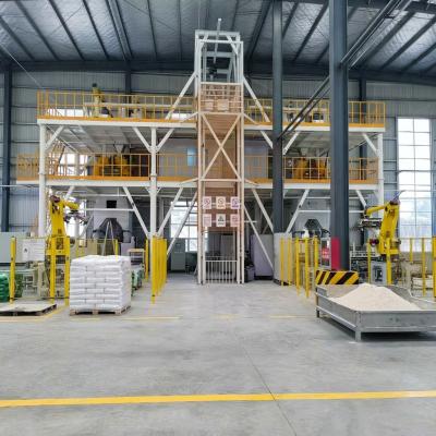 China High Return Dry Mortar Production Line Automatic Wall Putty Skim Coat Batching Plant Industrial Grade Mortar Making Equipment for sale
