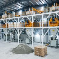 China Turnkey Project Dry Mix Mortar Production Line Automatic Cement Sand Mixing Plant for Ceramic Tile Glue Wall Putty Factory for sale
