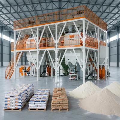 China Low Operating Cost Automatic Dry Mix Mortar Plant with Energy-Saving Motor for Efficient Wall Plaster & Masonry Mortar Factory for sale
