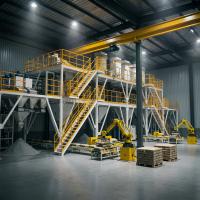 China Low Operating Cost Automatic Dry Mix Mortar Plant with Energy-Saving Motor for Efficient Wall Plaster & Masonry Mortar Factory for sale