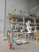 China Full Vertical Automatic Dry Mortar Production Line with Integrated Silos for Space-Saving High Capacity Mortar Mixing Plant for sale