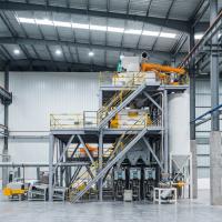China Long Service Life Automatic Dry Mortar Mixing Plant with Wear-Resistant Parts for Stable High Efficiency Production Line for sale