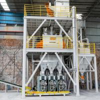China High Stability Automatic Dry Powder Mortar Mixing Plant with Wear-Resistant Mixer for Industrial Scale Tile Glue Production for sale
