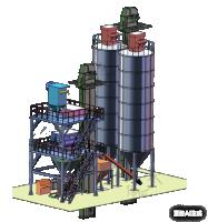 China Full Labor Saving Automatic Dry Mortar Production Line Integrated with Automated Feeding & Packing for Modern Mortar Plant for sale