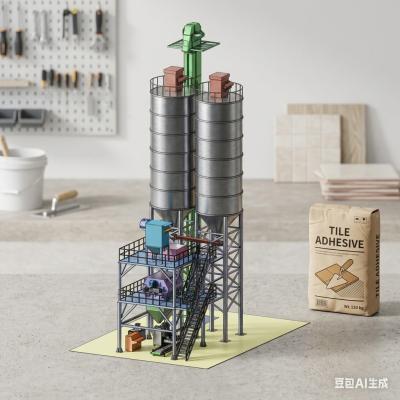 China Scalable Automatic Dry Powder Mortar Mixing Line From 5TPH to 30TPH Capacity for Growing Construction Material Factories for sale