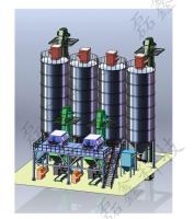 China Low Energy Consumption Automatic Dry Mortar Mixing Plant Eco-friendly Cement Sand Mixing Machine High Efficiency System for sale