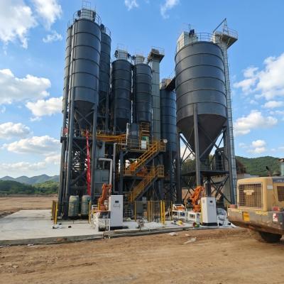 China Dust-free Eco-friendly Automatic Dry Mortar Plant Intelligent Tile Adhesive Mixing Plant for Construction Material Factory for sale