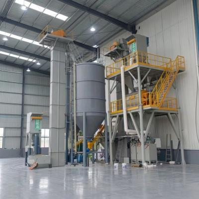 China Specialized Dry Mortar Mixing Plant for High Quality Waterproof Mortar & Thermal Insulation Tile Adhesive Production Line for sale