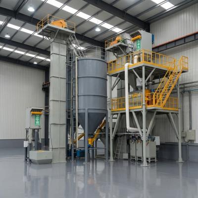 China Low Investment Small Scale Dry Mixed Mortar Production Line Hot Sale Mini Tile Adhesive Plant for New Construction Business for sale