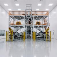 China LEIXIN Automated Dry Powder Mortar Production Line with Engine Pump Ceramic Tile Adhesive Production Line Dry Mortar Factory for sale