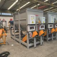 China 1-3T/H Simple Dry Powder Mortar Production Line Wall Putty Mixing Equipment with Sand Cement Mixer Engine As Core Component for sale