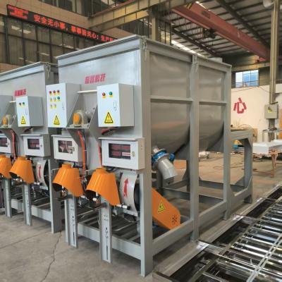 China Small Simple Dry Mortar Powder Mixing Production Line Tile Adhesive Blending Putty Making Dry Mortar Mixing Equipment for sale